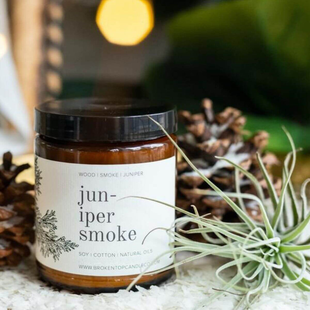 Juniper Smoke Soy Candle | Broken Top Candles — Hygge Box