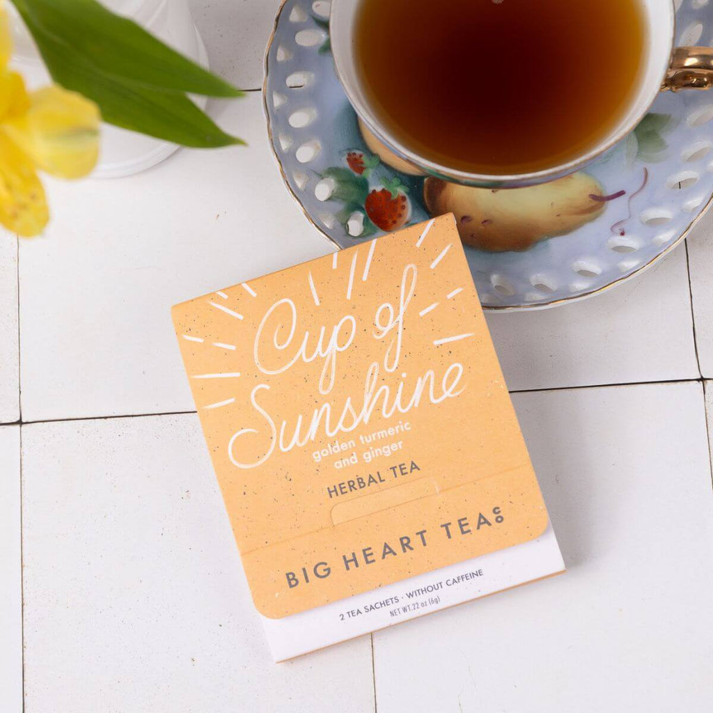 Cup of Sunshine for Two - Tumeric & Ginger Tea | Shop Hygge Box