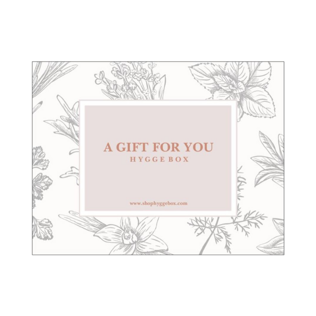 Hygge Box Gift Message Card | Shop Hygge Box